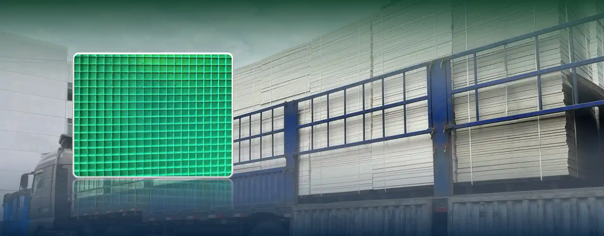 Reinforced PP Sandwich Panel | 50×50 mm Twin-Wall Panels